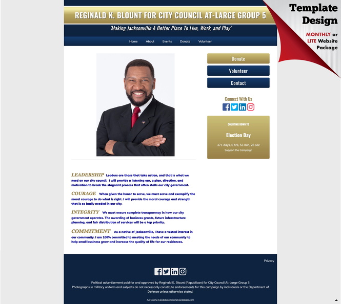 Reginald K. Blount for City Council At-Large Group 5 | Political ...